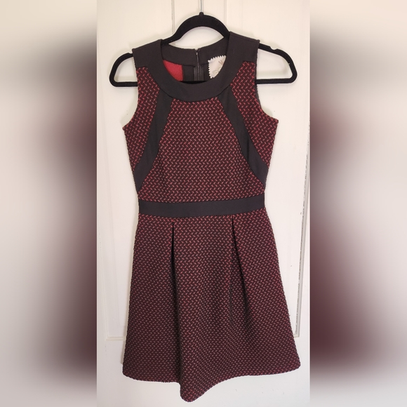 Anthropologie | Dresses | Anthropologie Tabitha Fit And Flare Textured ...